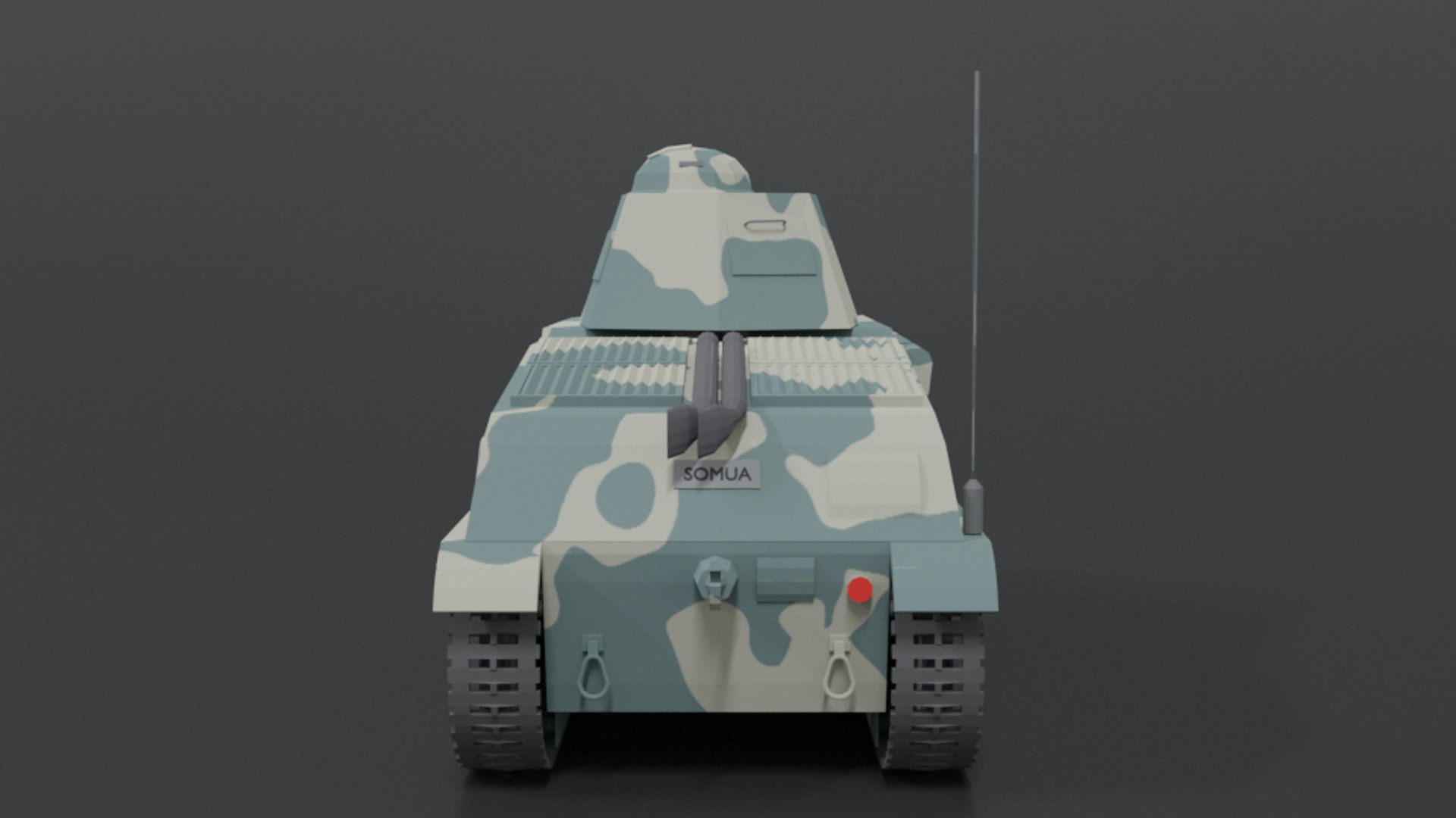 French somua s35 tank 3D model - TurboSquid 1591244
