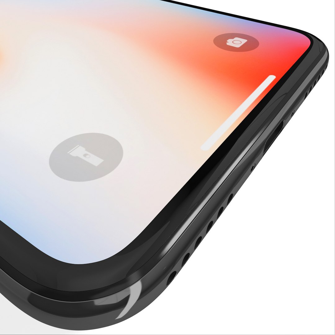 Realistic Apple Iphone X 3D Model - TurboSquid 1202795