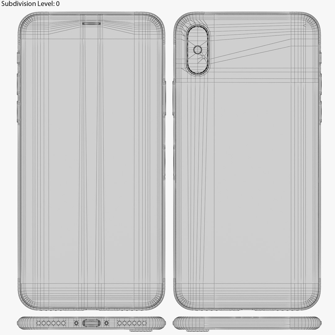 Realistic Apple Iphone X 3D Model - TurboSquid 1202795