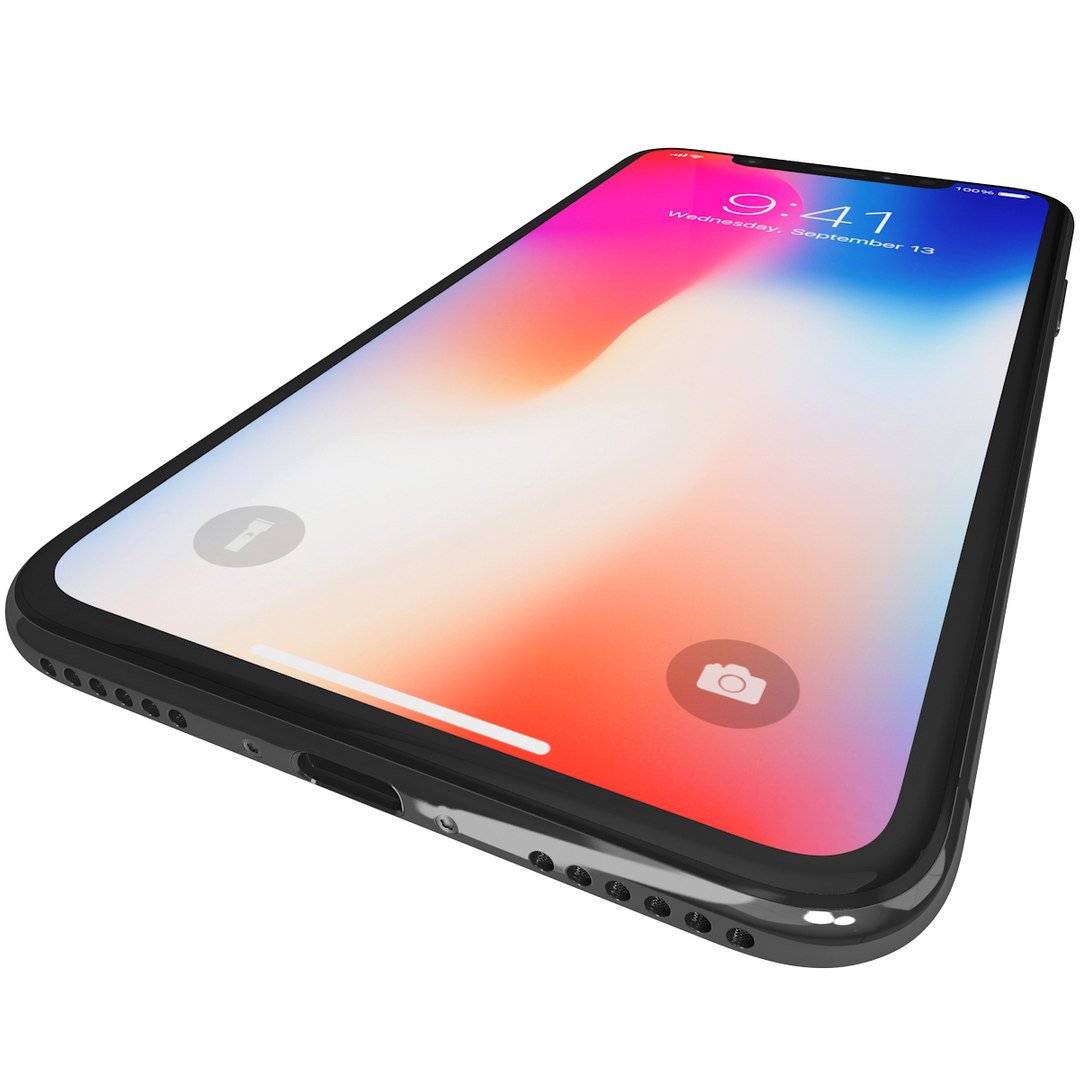 Realistic Apple Iphone X 3D Model - TurboSquid 1202795