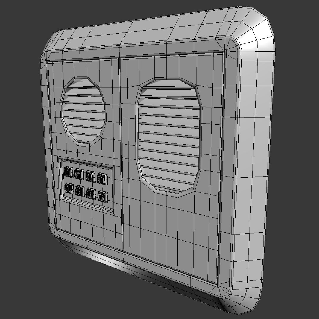3D Control Panel Model - TurboSquid 1290933