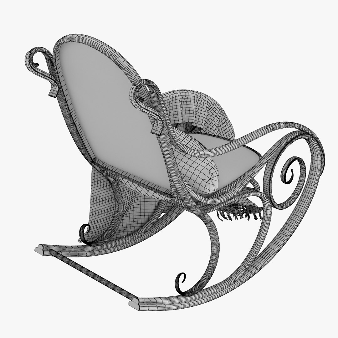 Viennese Rocking Chair Model - TurboSquid 1211209
