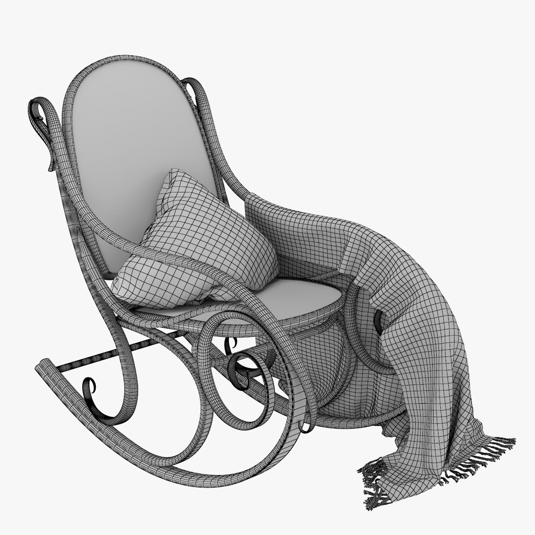 Viennese Rocking Chair Model - TurboSquid 1211209
