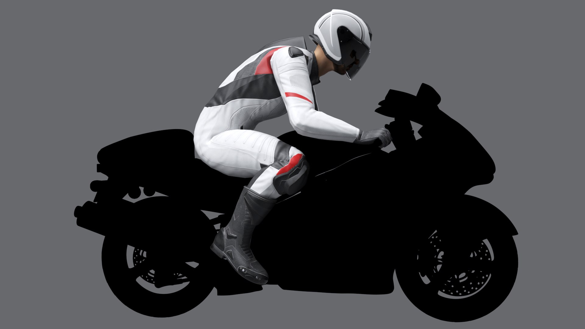 Motorcyclist 3D Model - TurboSquid 1928952