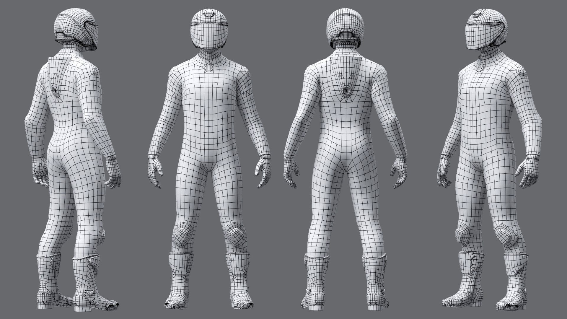 Motorcyclist 3D Model - TurboSquid 1928952