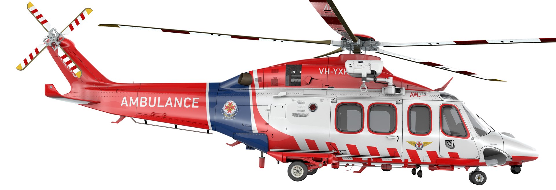 3D Model AW139 BABCOCK AUSTRALASIA L2136 - TurboSquid 2234814