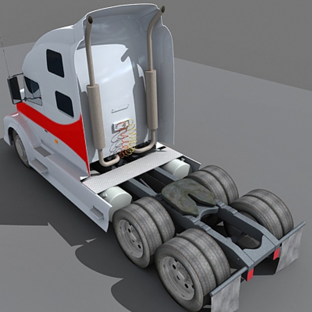 truck trailer 3d model