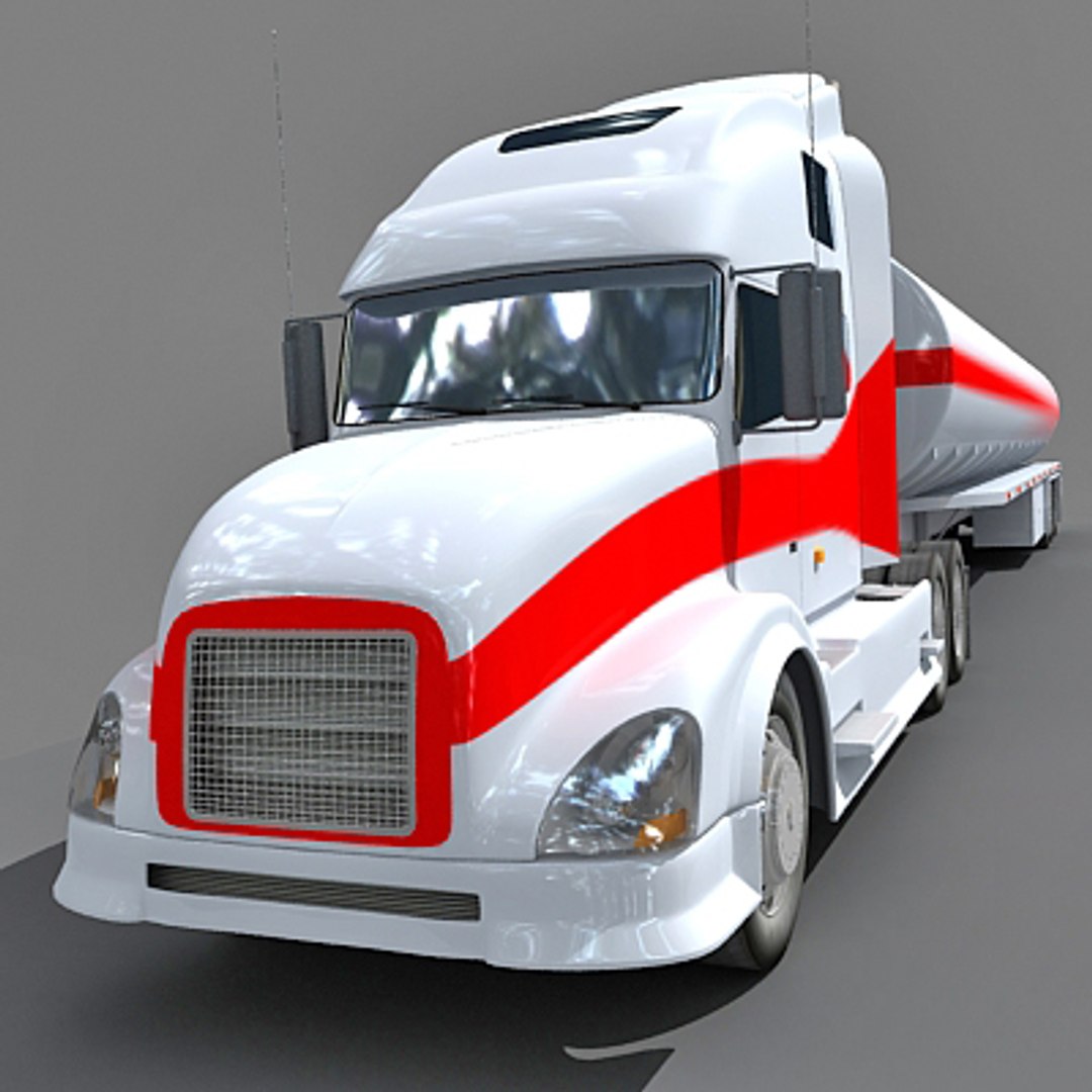 Truck Trailer 3d Model