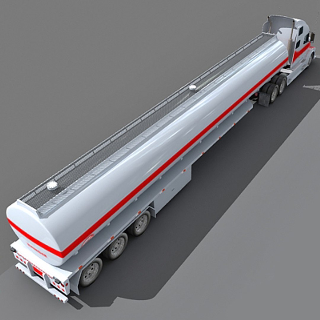 Truck Trailer 3d Model