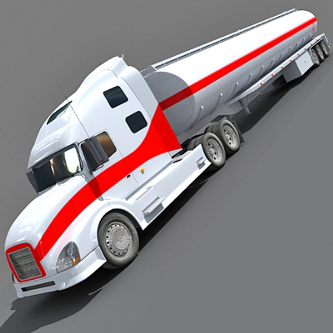 Truck Trailer 3d Model