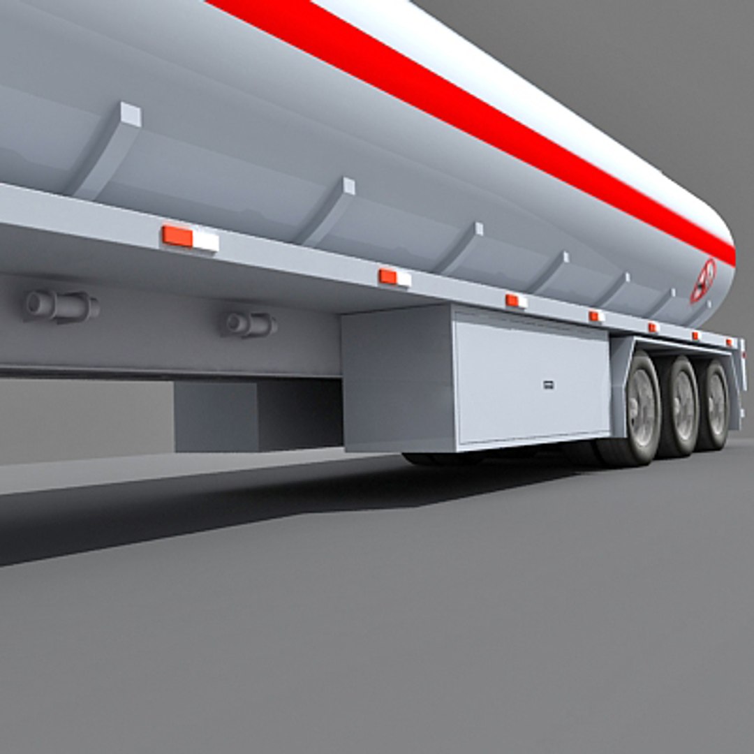 Truck Trailer 3d Model