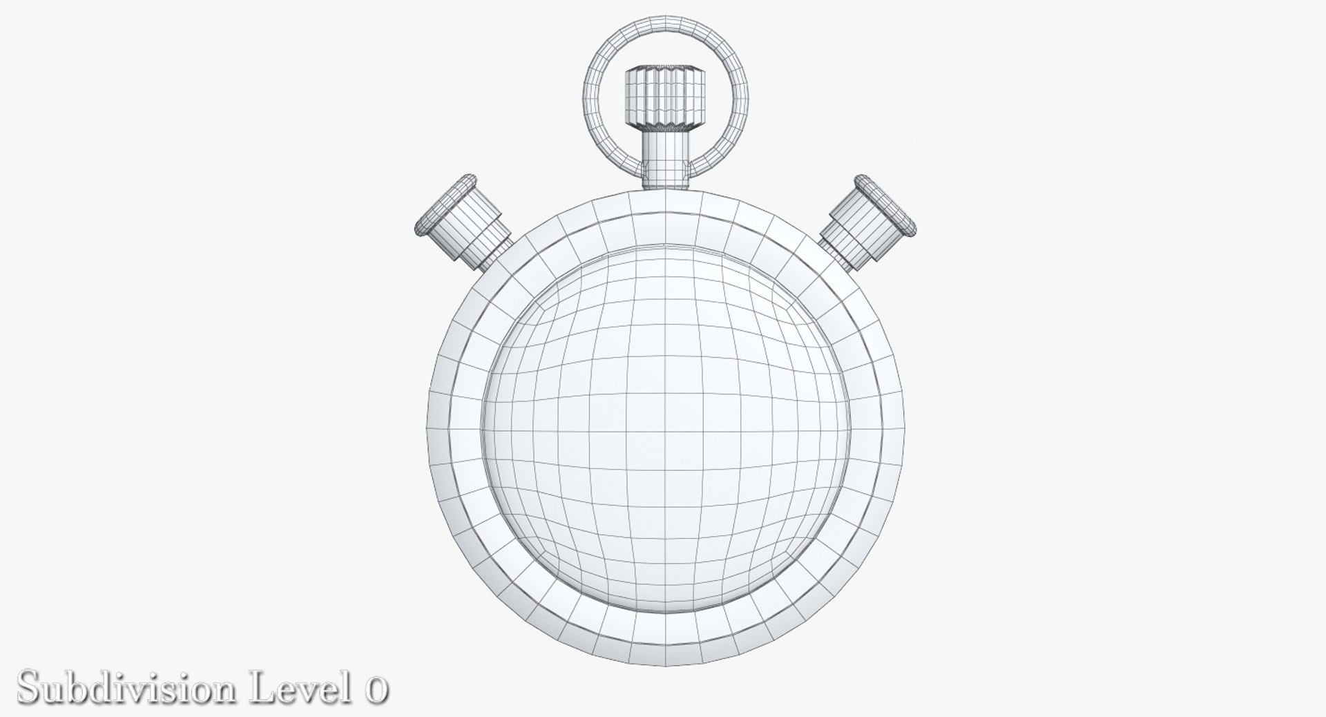 3D Stopwatch Watch Stop Model - TurboSquid 1270444
