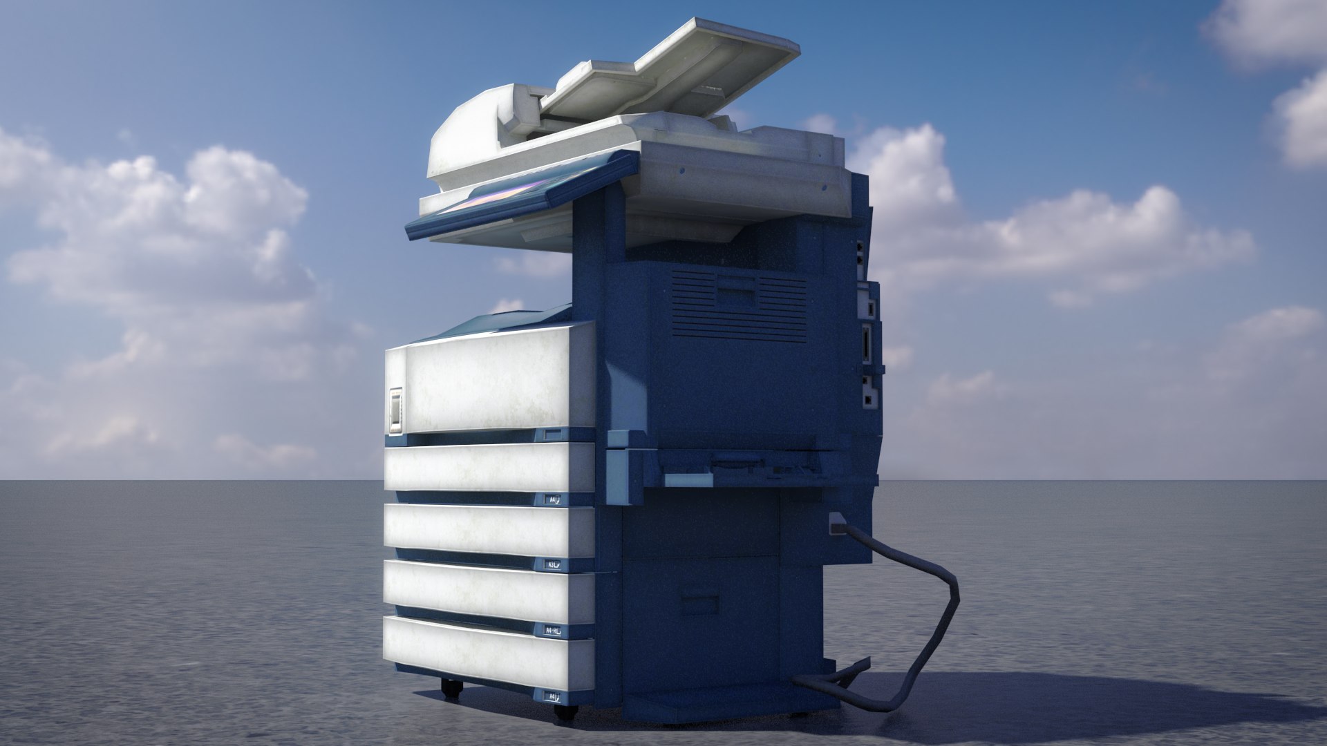 3D Model Photo Copying Machine - TurboSquid 2349813