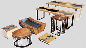 3D Resin Table - TurboSquid 1510277