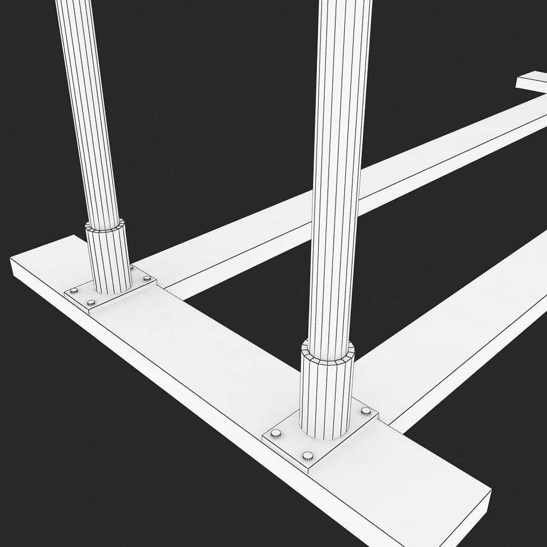 Parallel Bars 3d Dxf