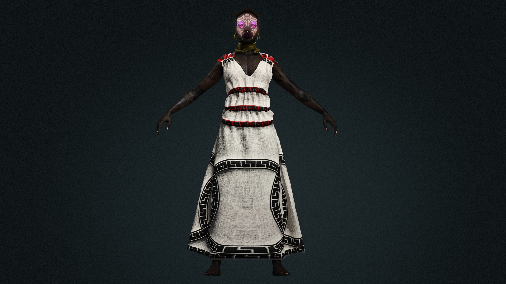 African Female - 3D Character Model Model - TurboSquid 2244843