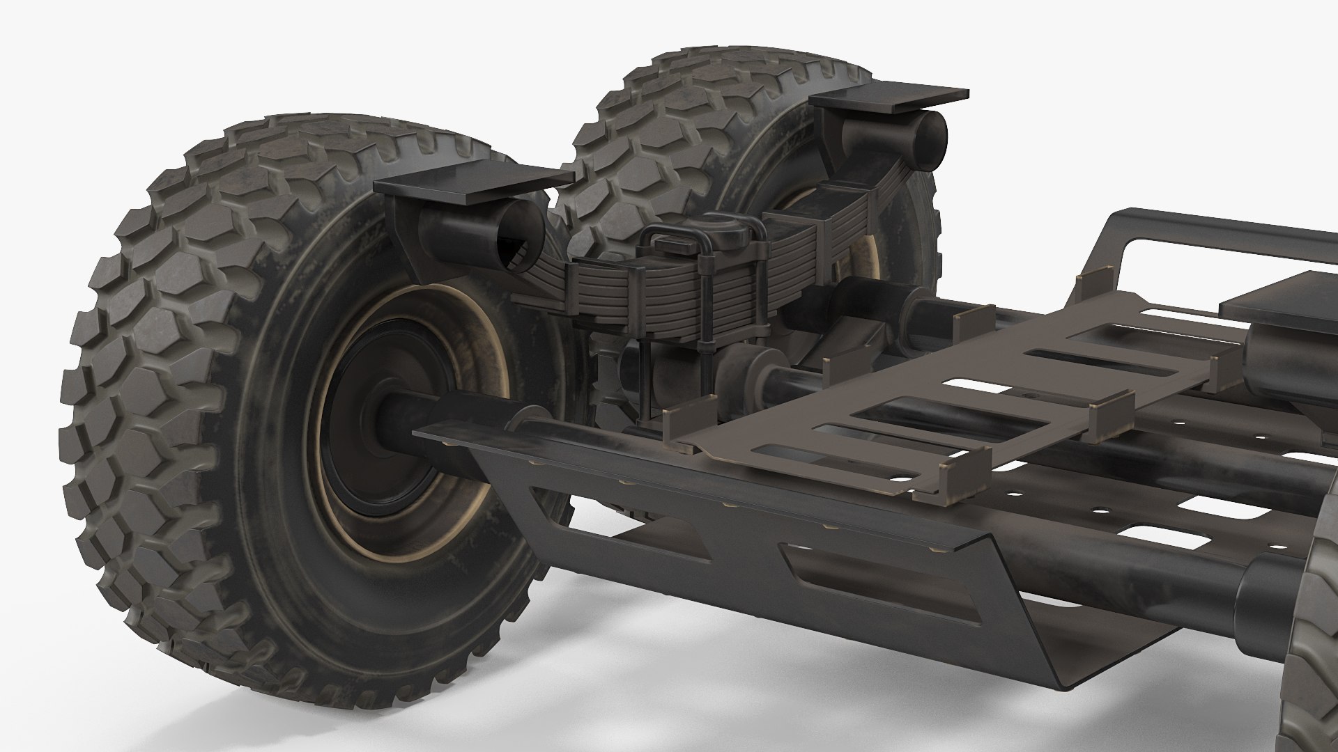 Heavy duty chassis 3D model - TurboSquid 1611718