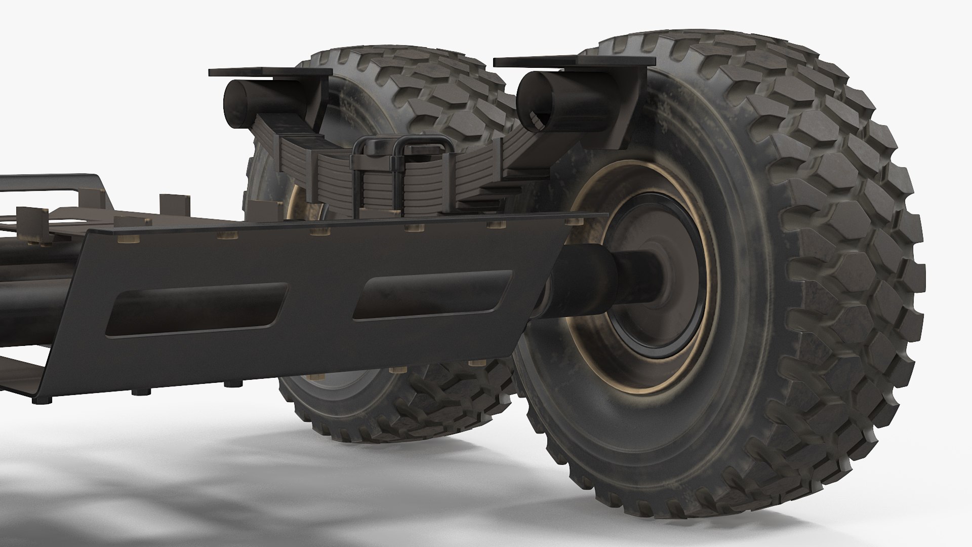 Heavy duty chassis 3D model - TurboSquid 1611718