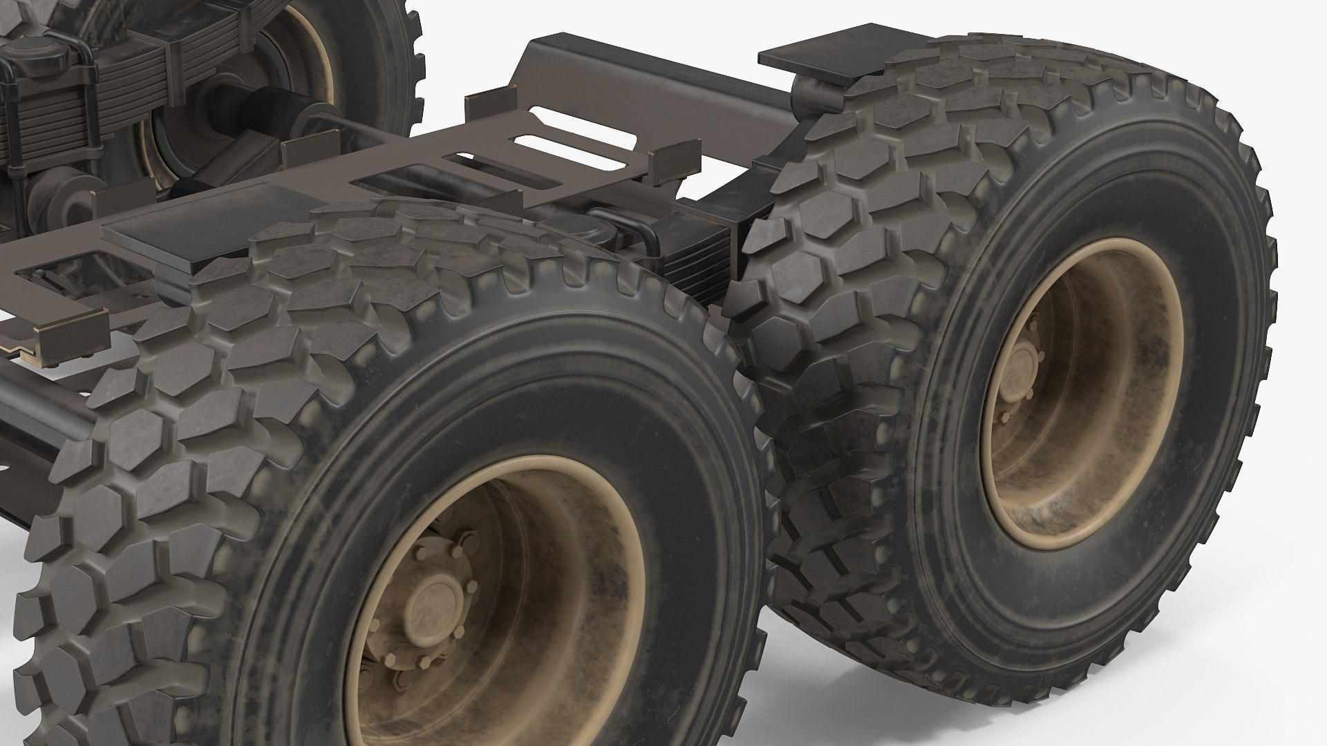 Heavy duty chassis 3D model - TurboSquid 1611718