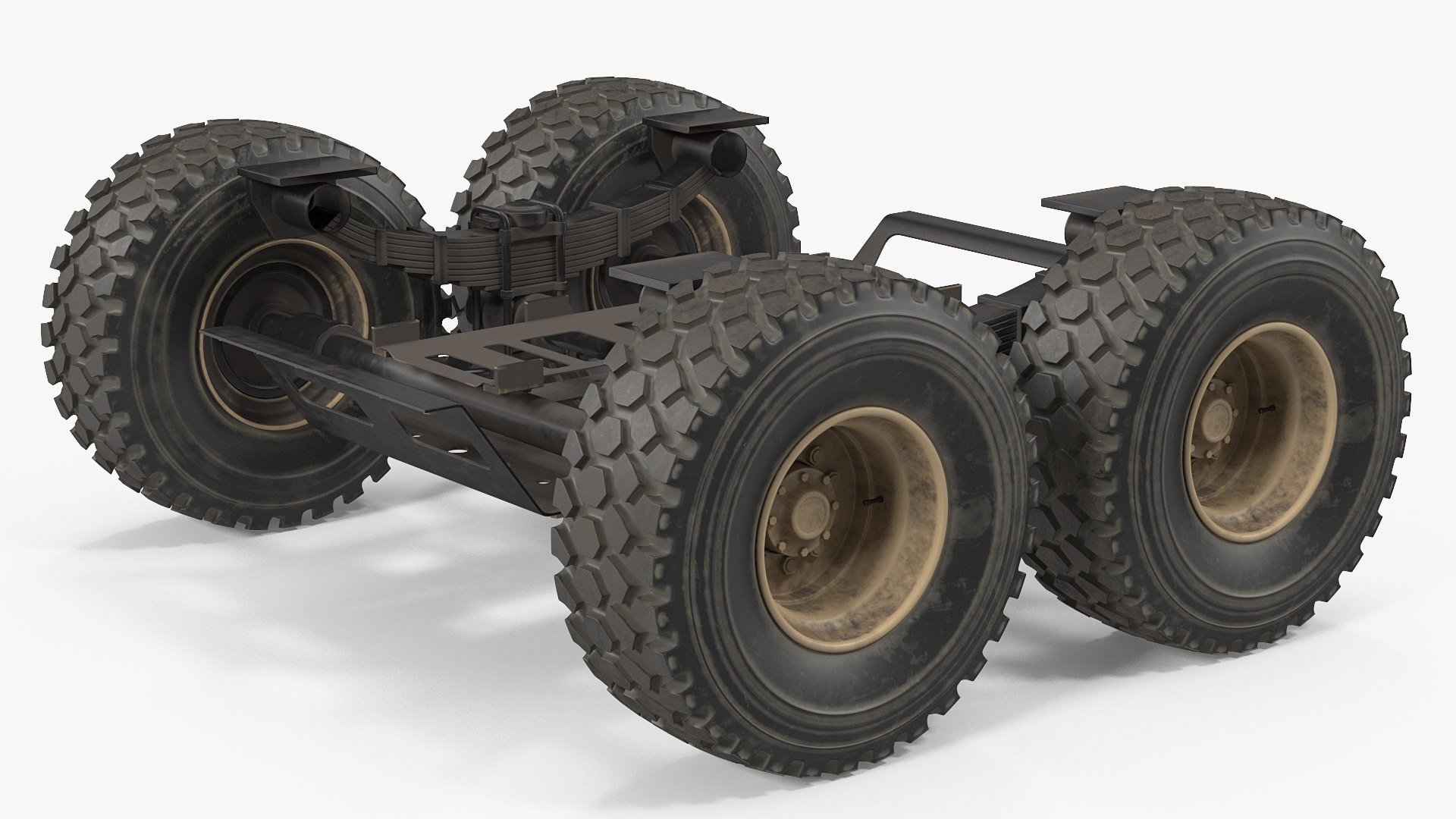 Heavy duty chassis 3D model - TurboSquid 1611718