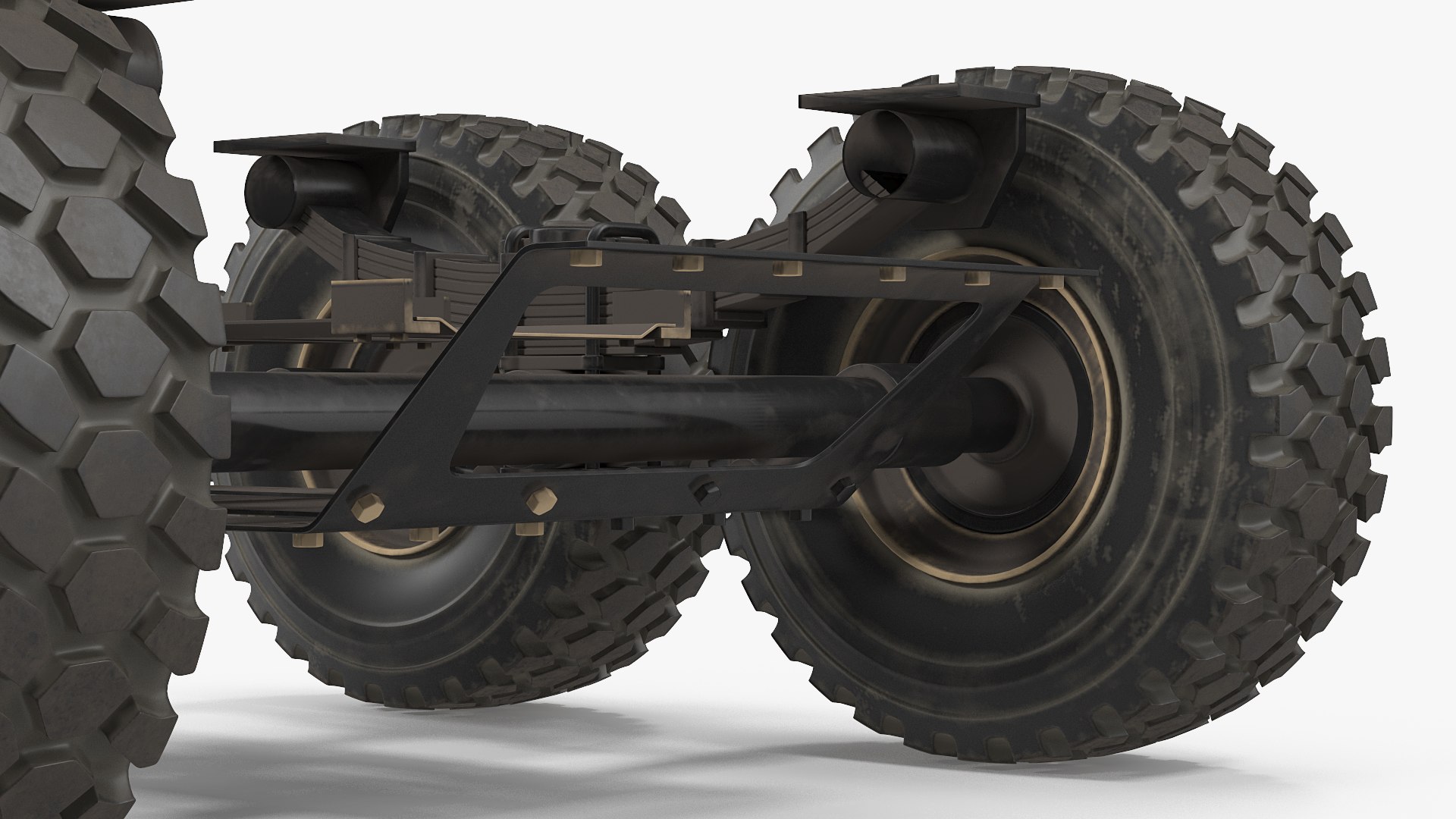 Heavy duty chassis 3D model - TurboSquid 1611718