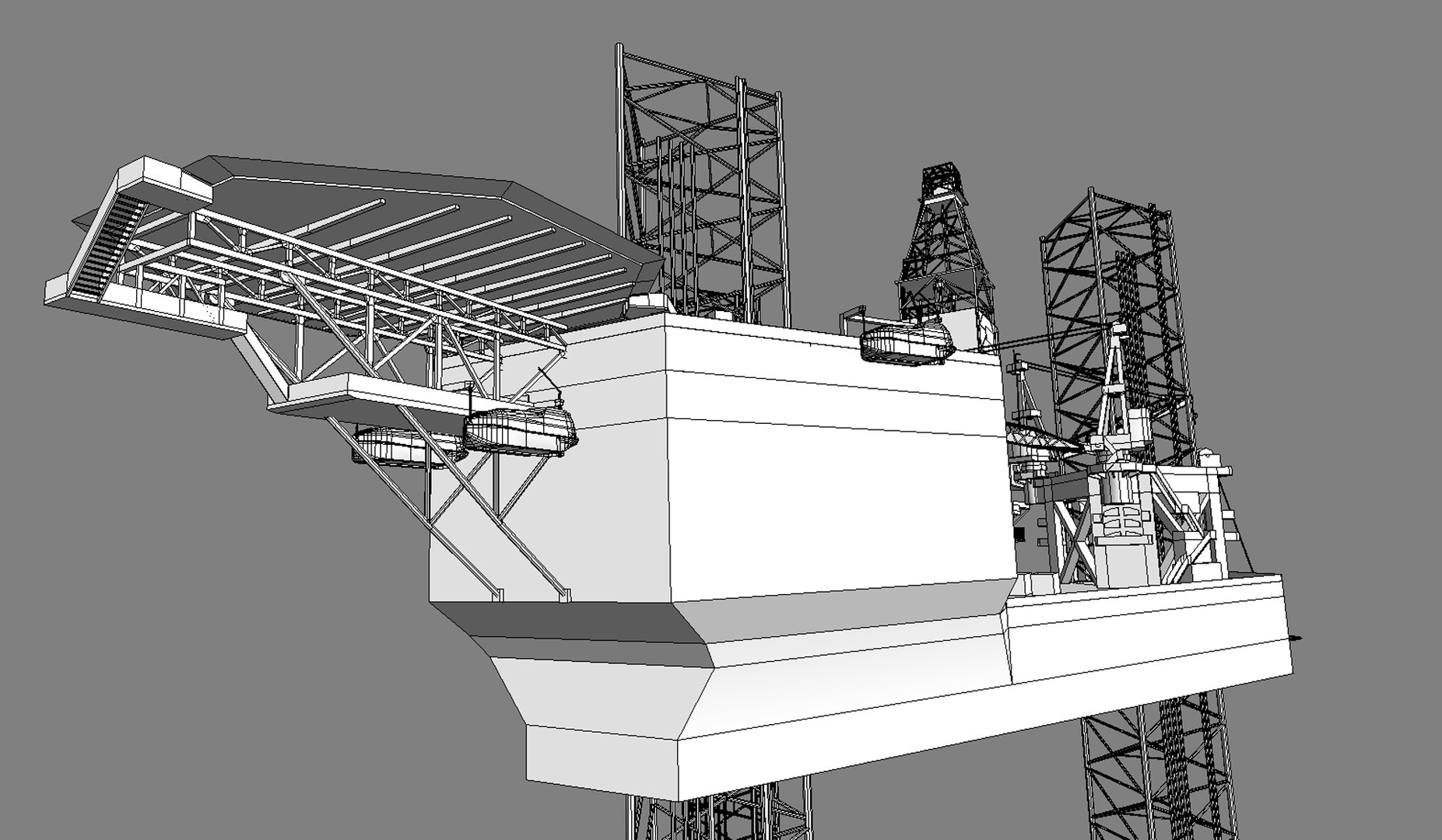 Maersk Jack Up Drilling Ship Low-poly 3d Model 3D - TurboSquid 1868961