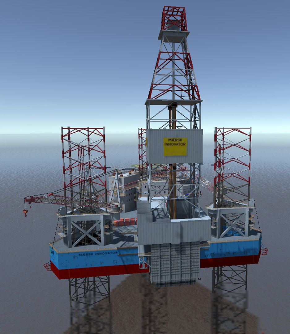 Maersk Jack Up Drilling Ship Low-poly 3d Model 3D - TurboSquid 1868961