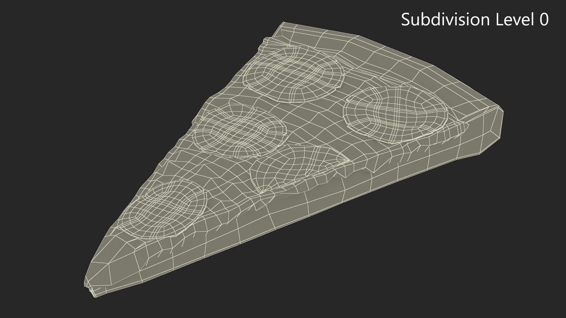 Pepperoni Pizza Slice Model - TurboSquid 2223980