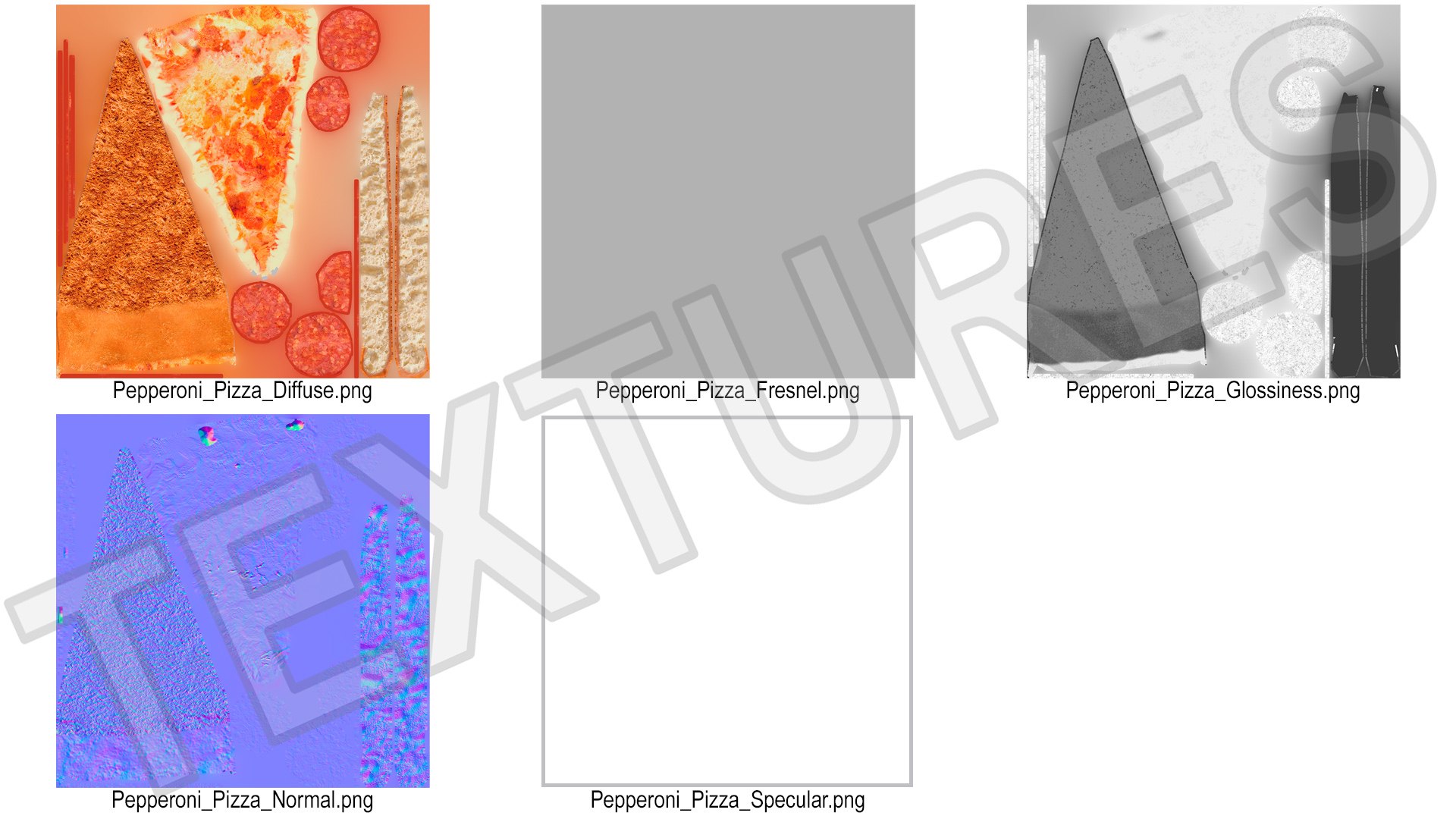 Pepperoni Pizza Slice Model - TurboSquid 2223980