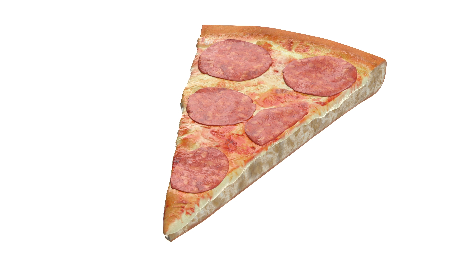 Pepperoni Pizza Slice Model - TurboSquid 2223980