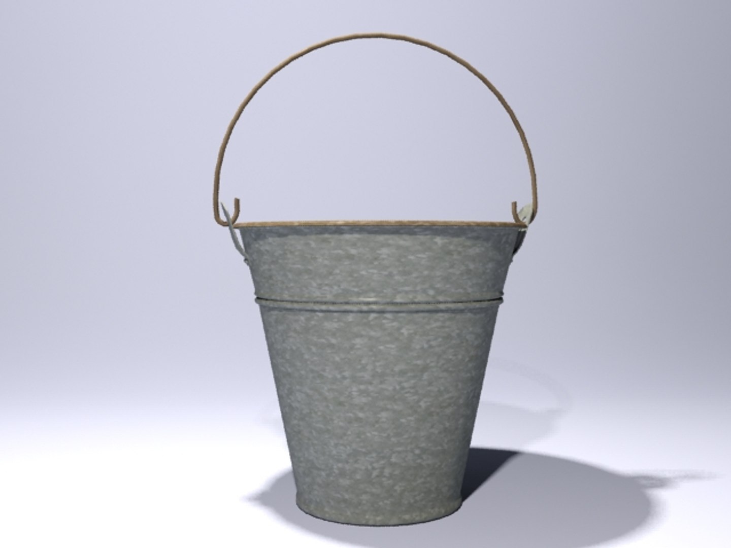 3d Bucket Modelled Mental-ray Model