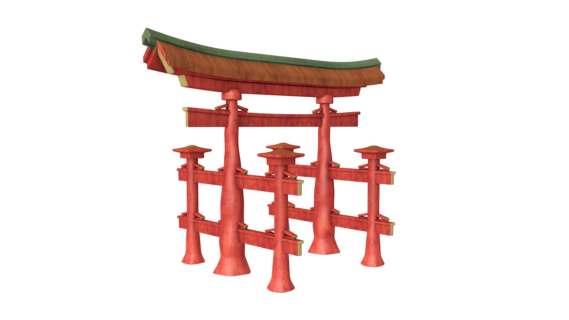 Torii Gate 3D - TurboSquid 2038049