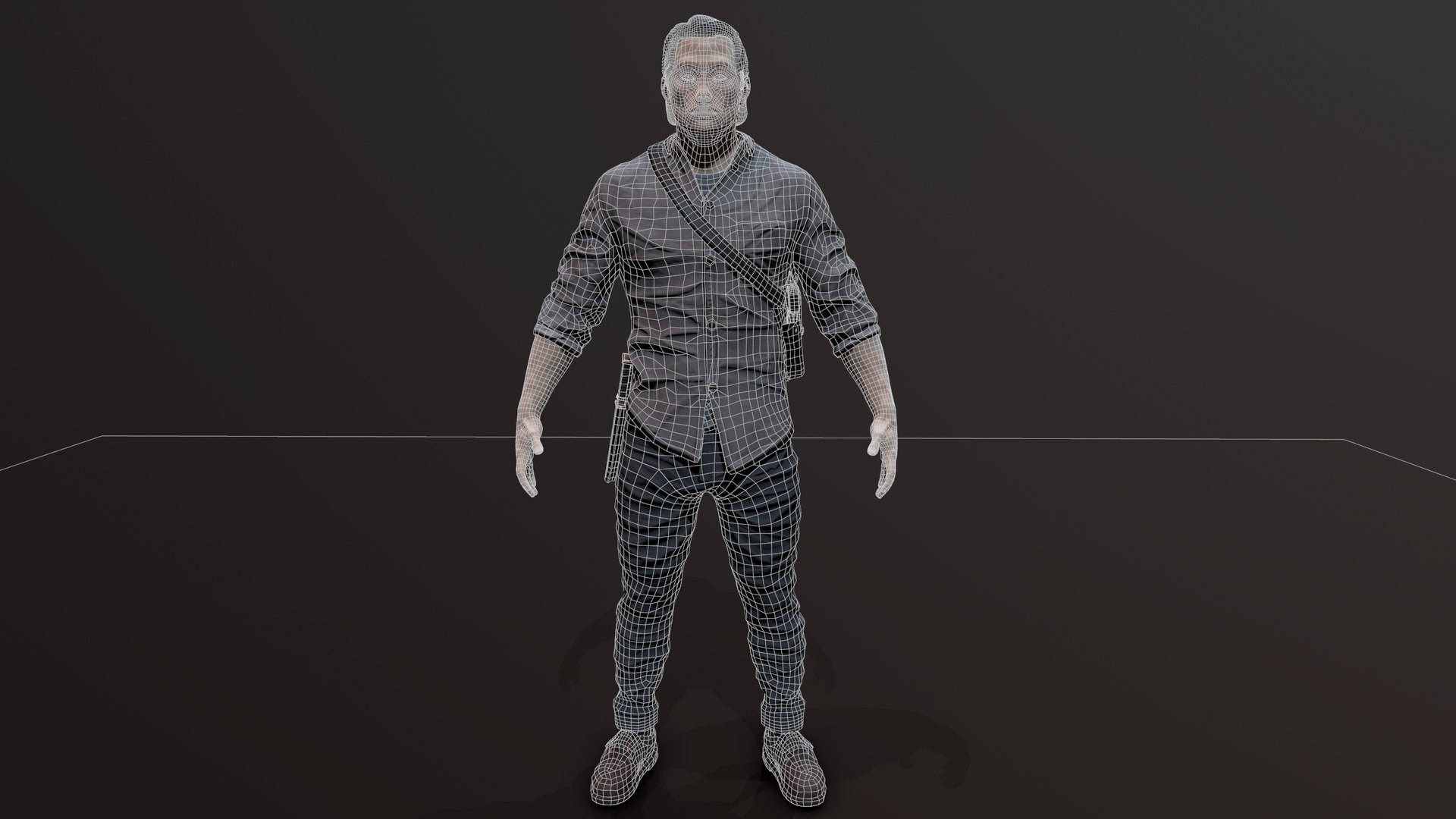 Zombie Apocalypse Survivor 3D Model - TurboSquid 1884706