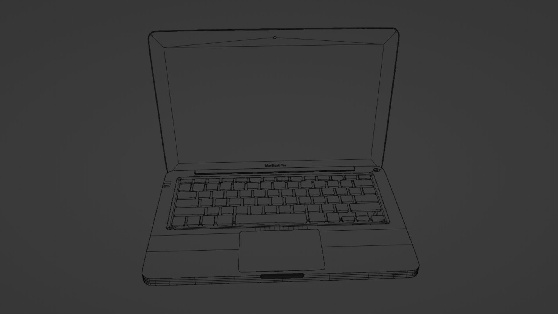 3D Macbook Pro 2012 Model - TurboSquid 2514432