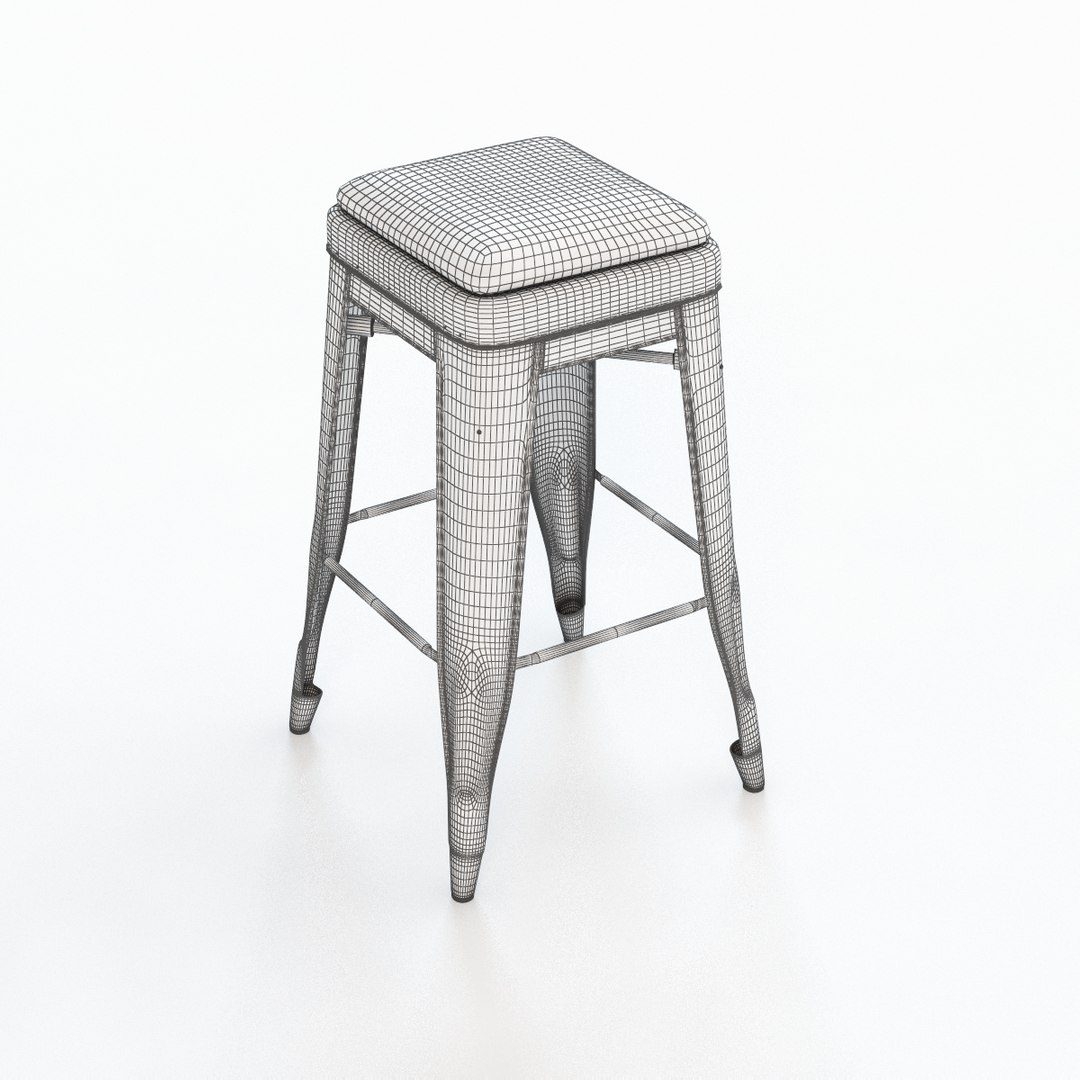 Stool bar realistic 3D - TurboSquid 1178890