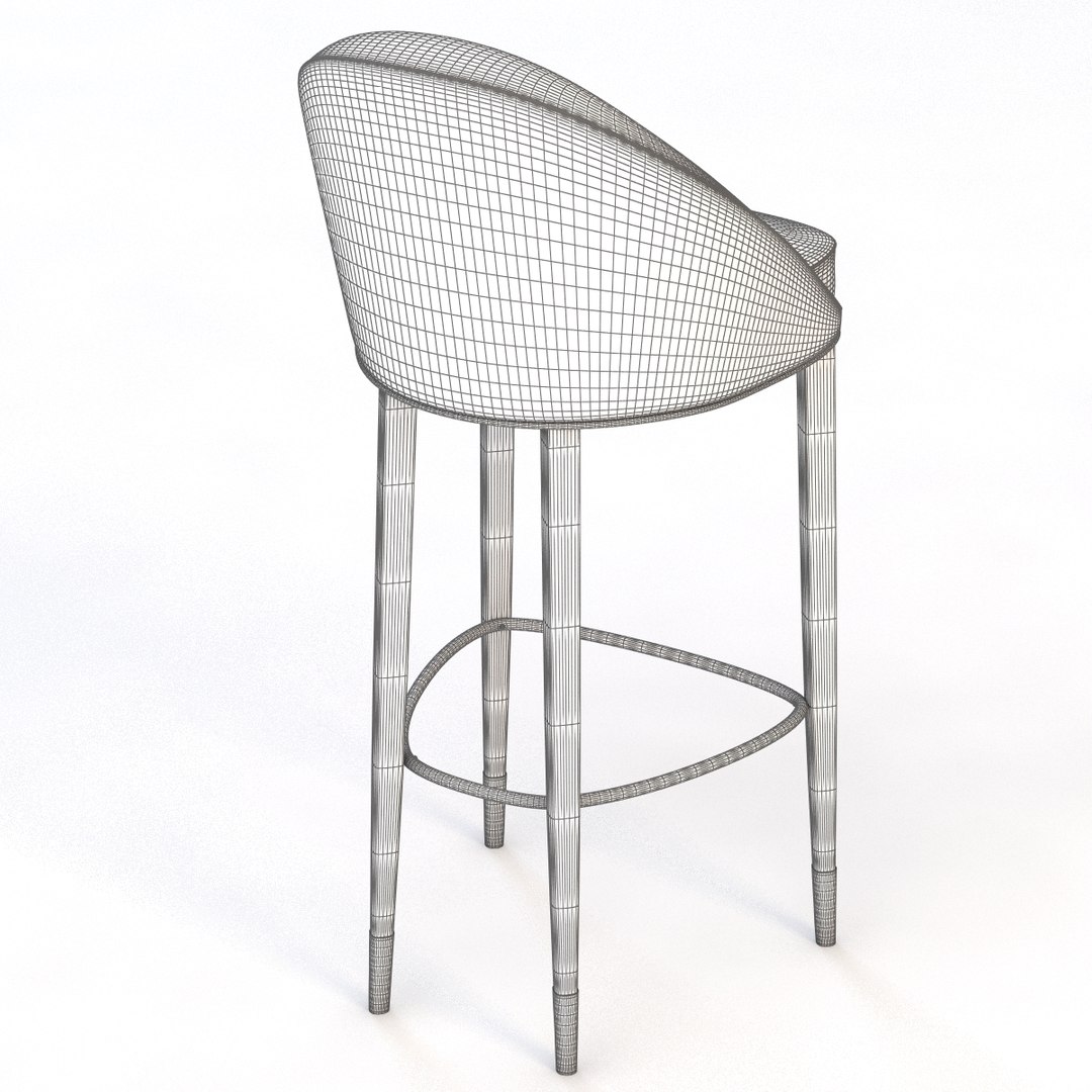 Stool bar realistic 3D - TurboSquid 1178890