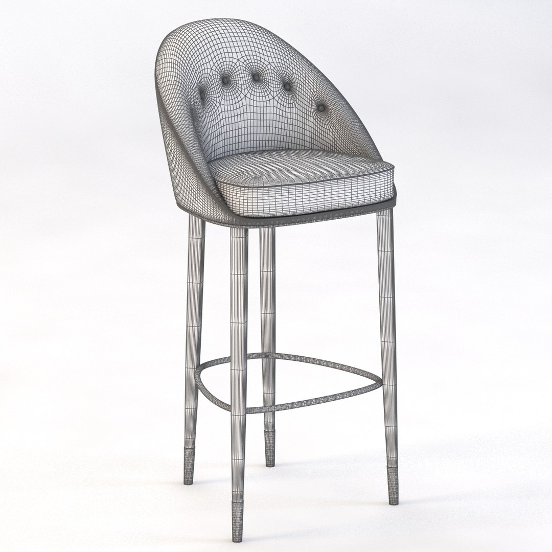 Stool bar realistic 3D - TurboSquid 1178890