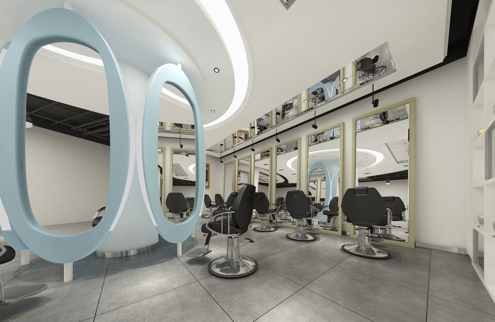 Hair Salon 01 3D Model - TurboSquid 2196541