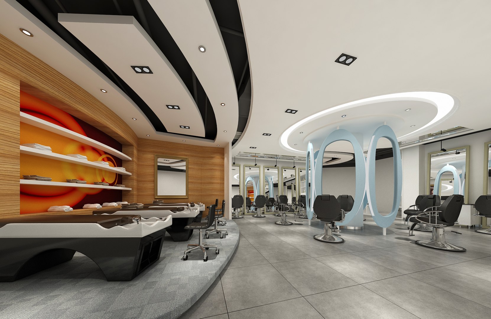 Hair Salon 01 3D Model - TurboSquid 2196541