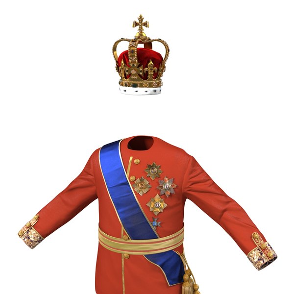 royal king costume 3 3d max