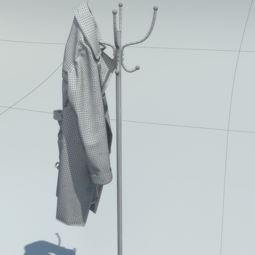 3d Photorealistic Red Leather Coat Model