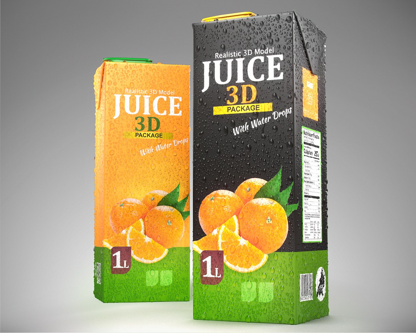3D Juice Box - TurboSquid 1499993