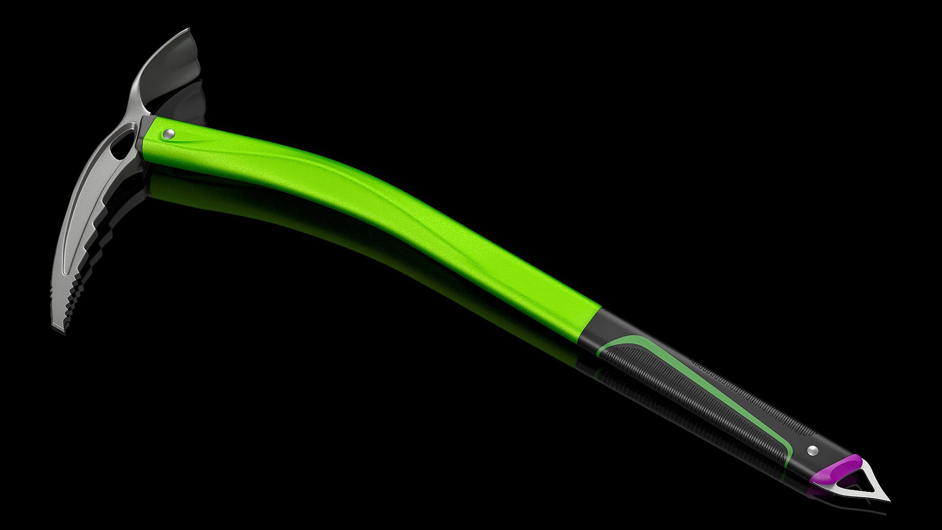 3D ice axe climbing tool model - TurboSquid 1488348