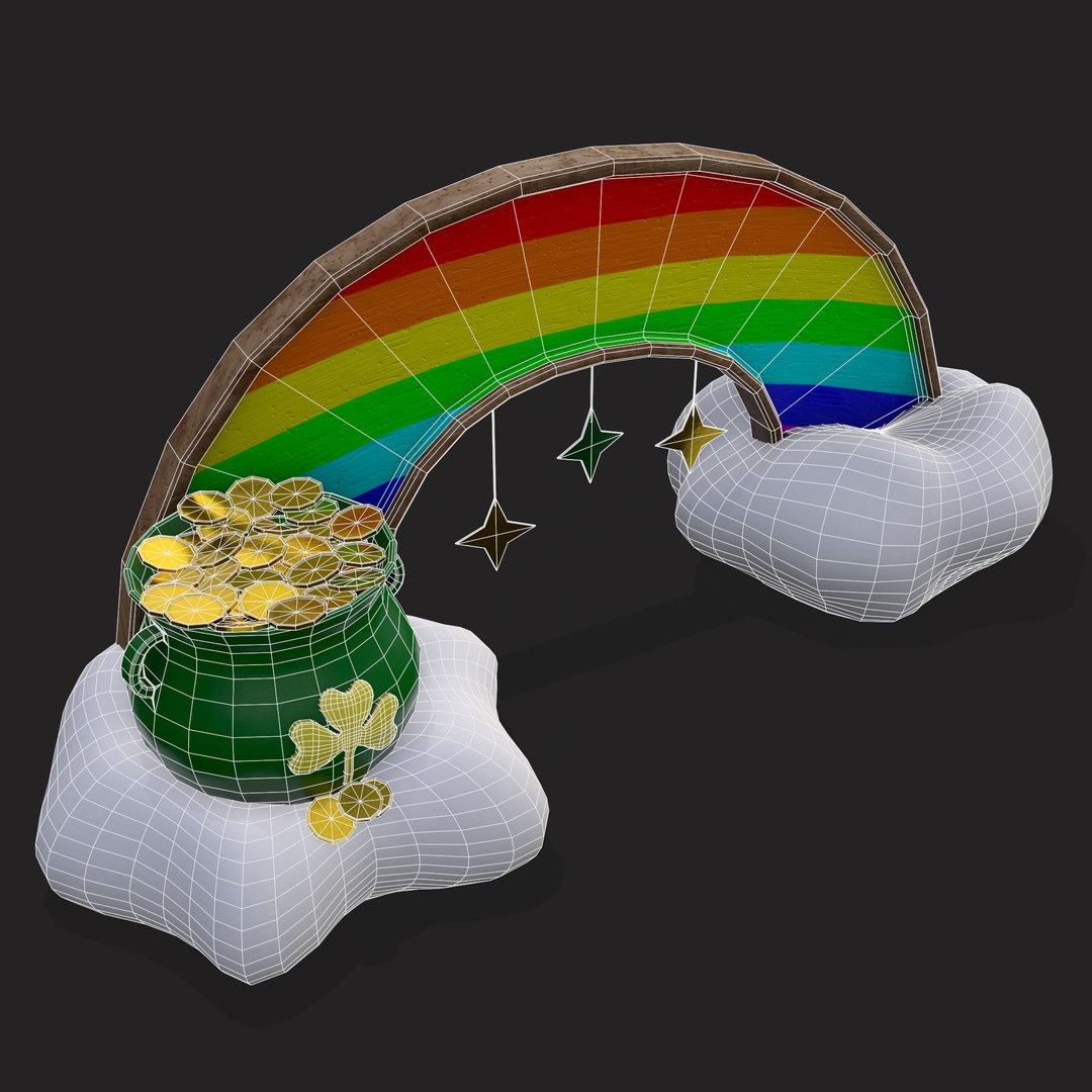 Rainbow Toy 3D Model - TurboSquid 1872710