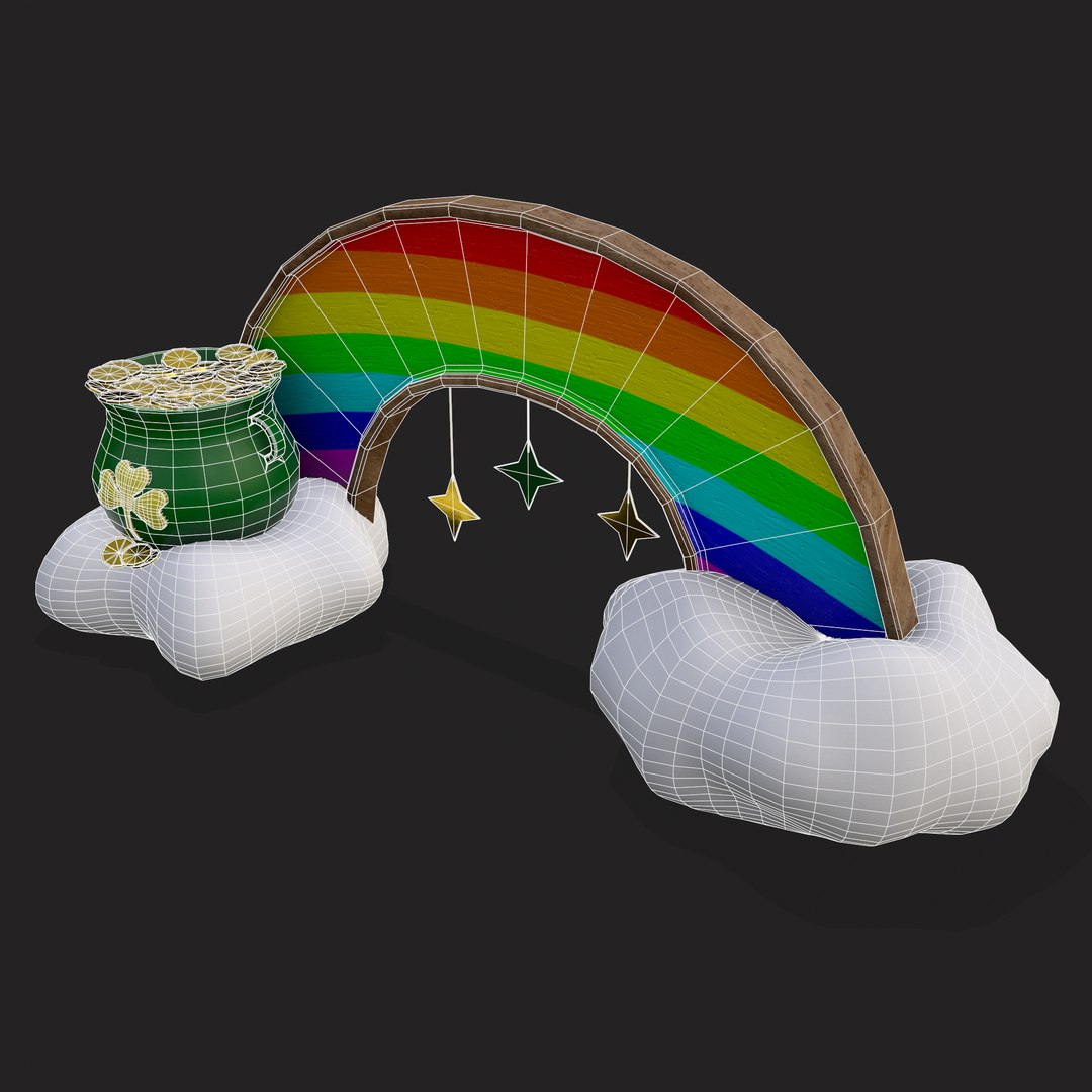 Rainbow Toy 3D Model - TurboSquid 1872710