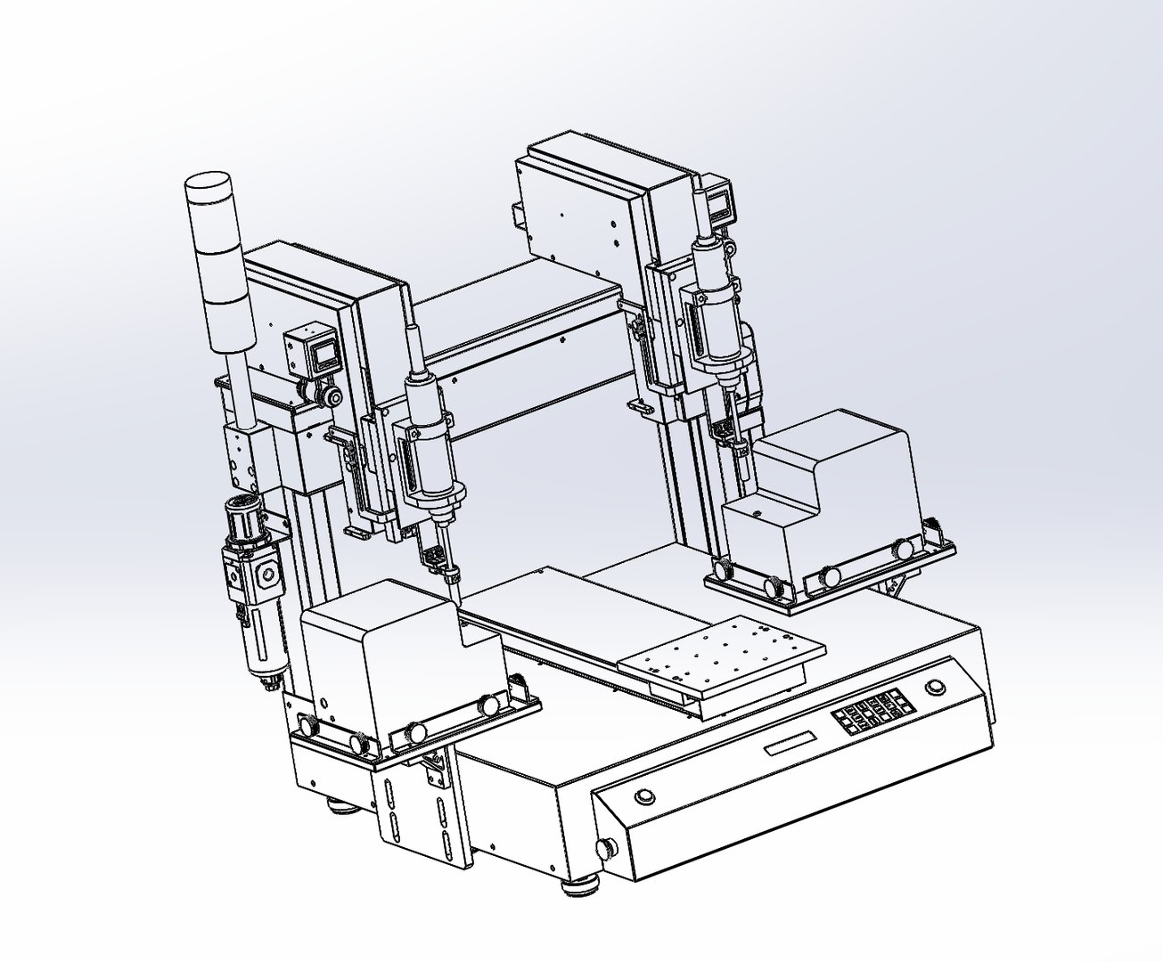Table type screw machine model - TurboSquid 1305461