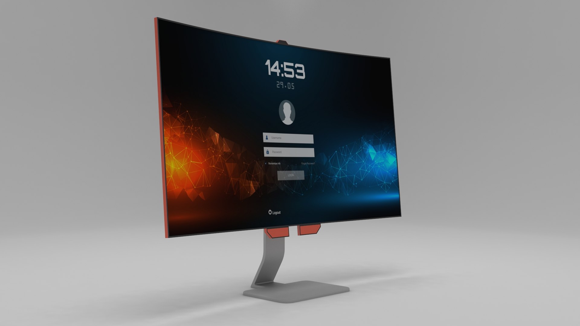 Designed computer monitor screen 3D - TurboSquid 1637984