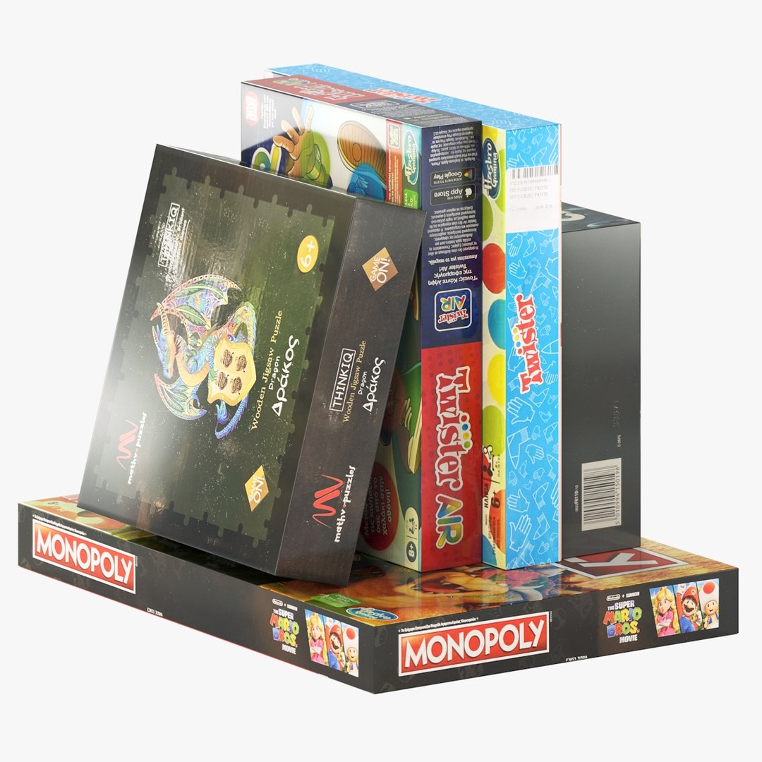 Board Games Pack 11 3D - TurboSquid 2146815