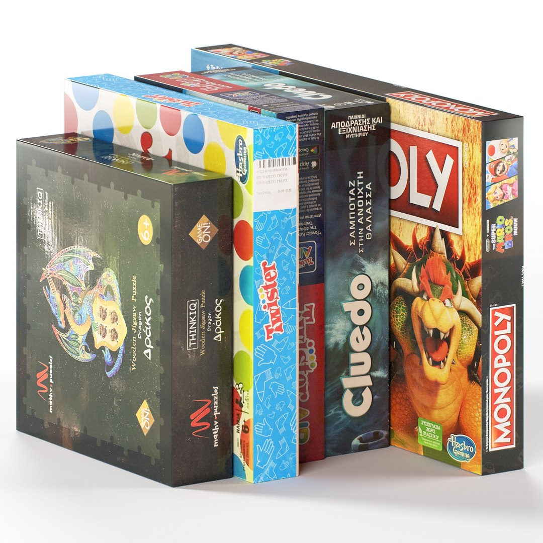 Board Games Pack 11 3D - TurboSquid 2146815