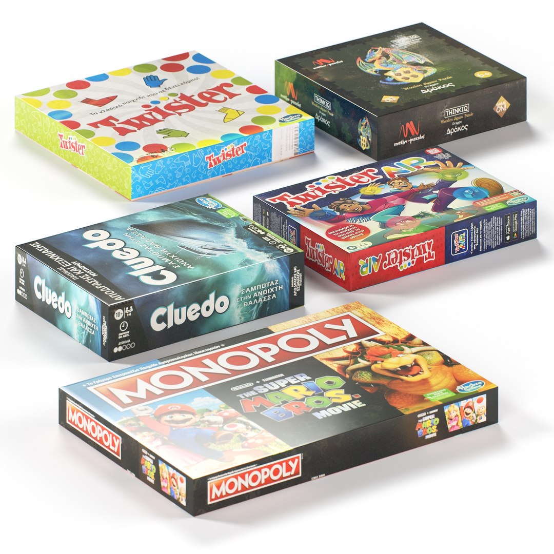Board Games Pack 11 3D - TurboSquid 2146815